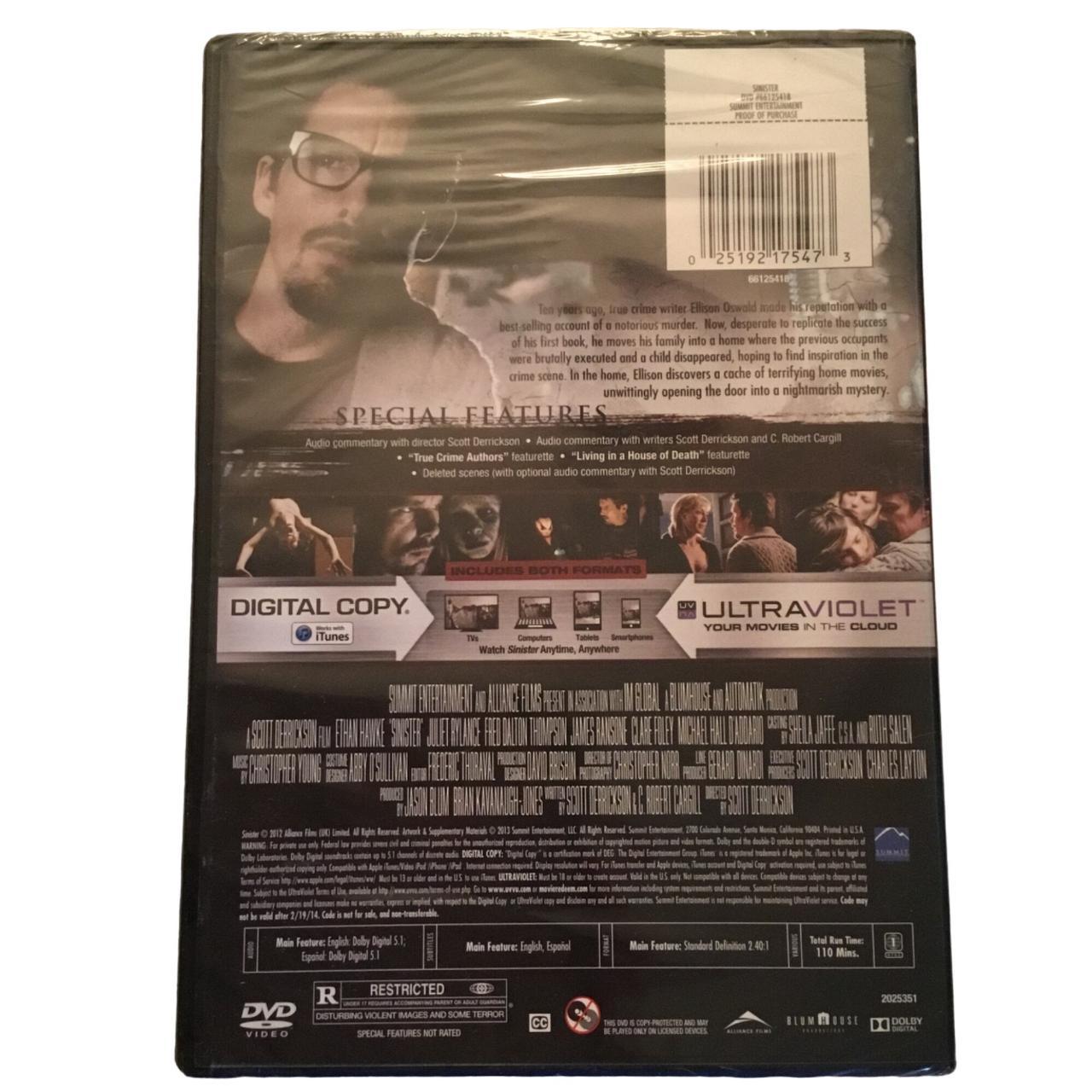 New Sealed DVD Sinister DVD + Digital Copy +... - Depop