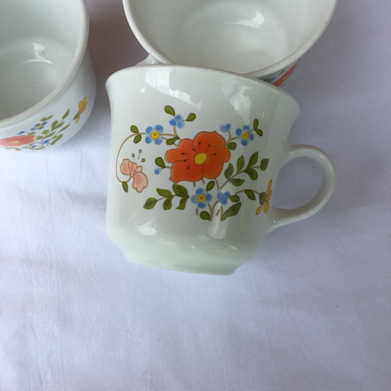 Corelle by Corning Wildflowers Set of 3 Excellent... - Depop