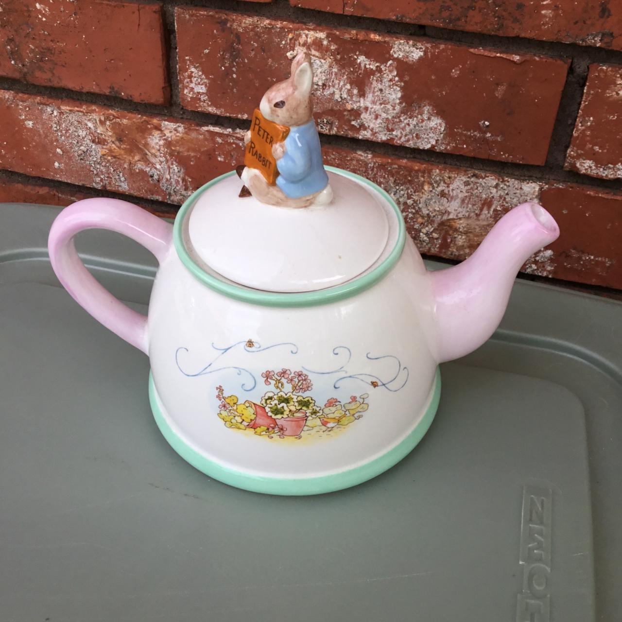 Beatrix Potter's Peter Rabbit Porcelain Tea Pot... - Depop