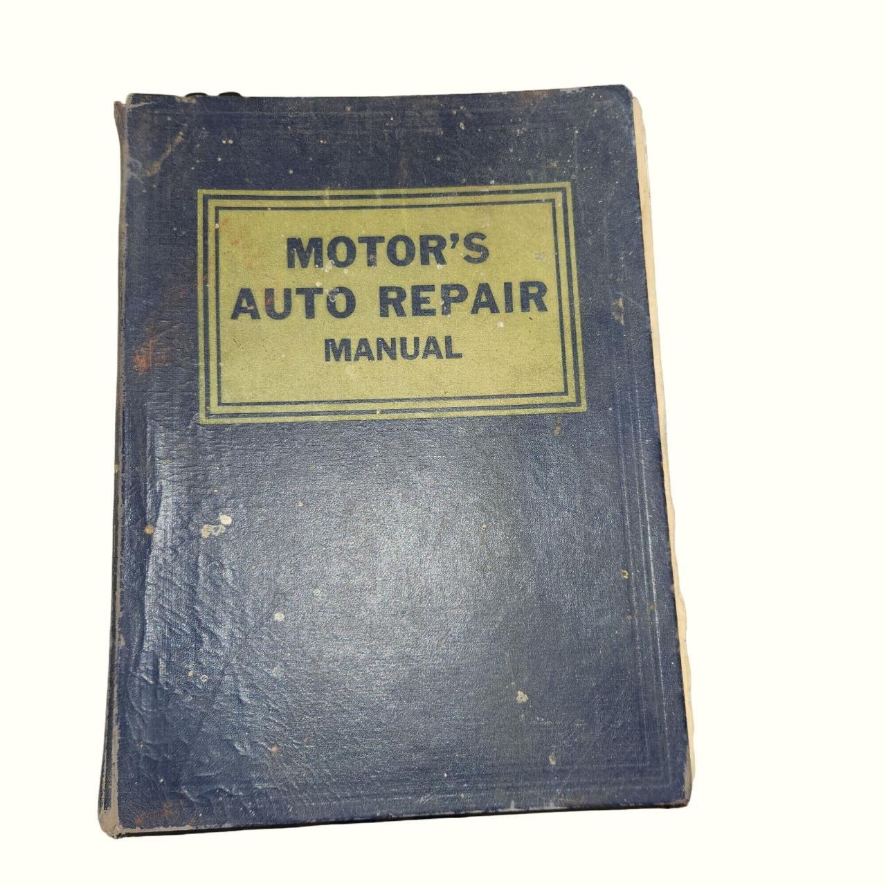 Motor's Auto Repair Manual Third Printing Copyright... - Depop
