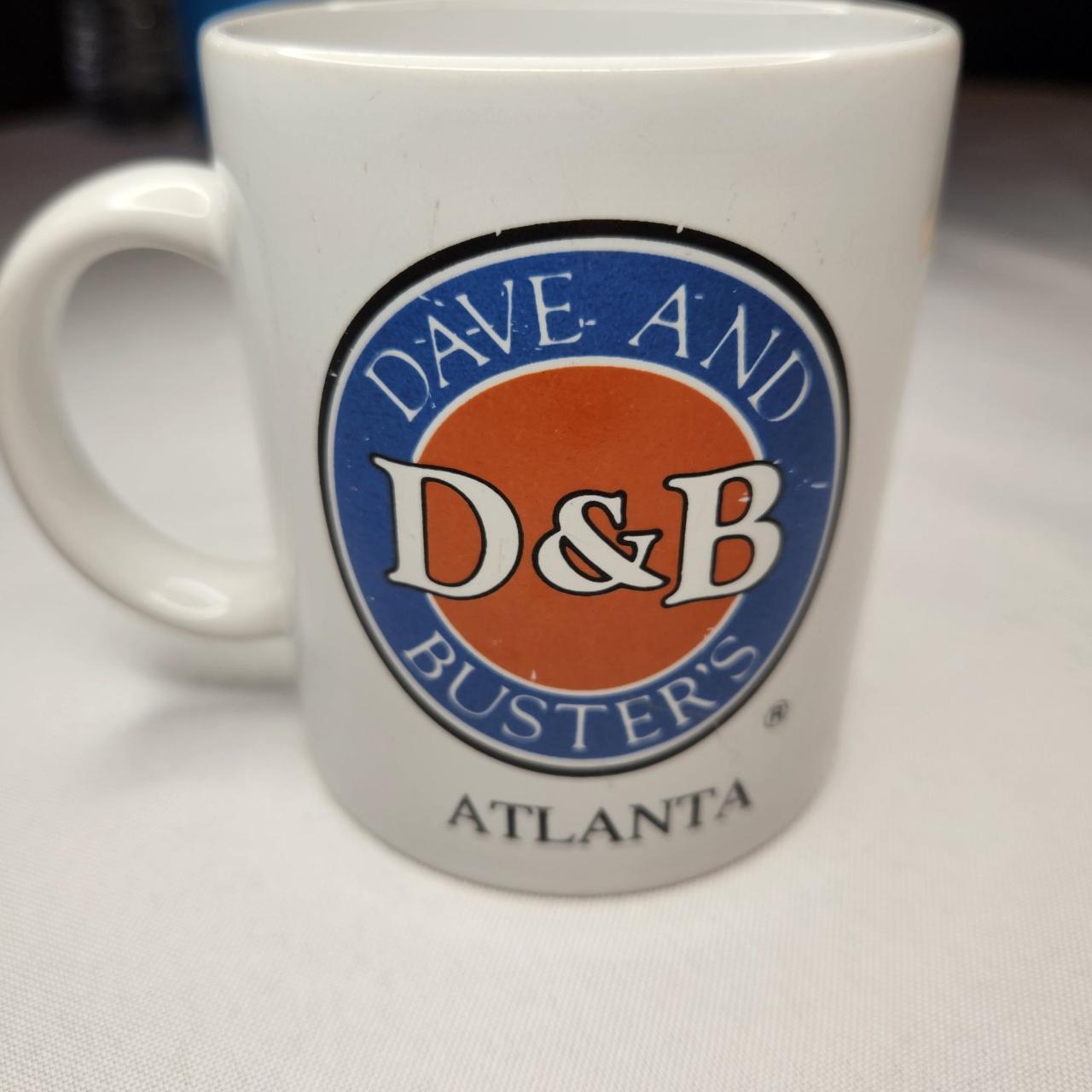 Dave and Busters Atlanta Standard Size Coffee Mug... - Depop