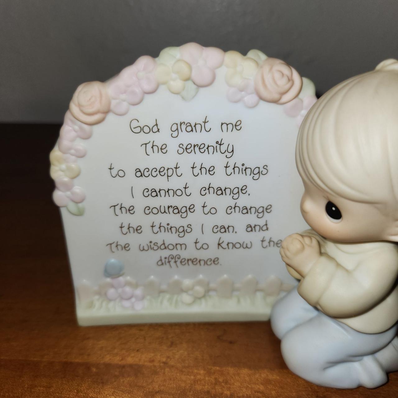Precious Moments Serenity Prayer Boy Figurine... - Depop