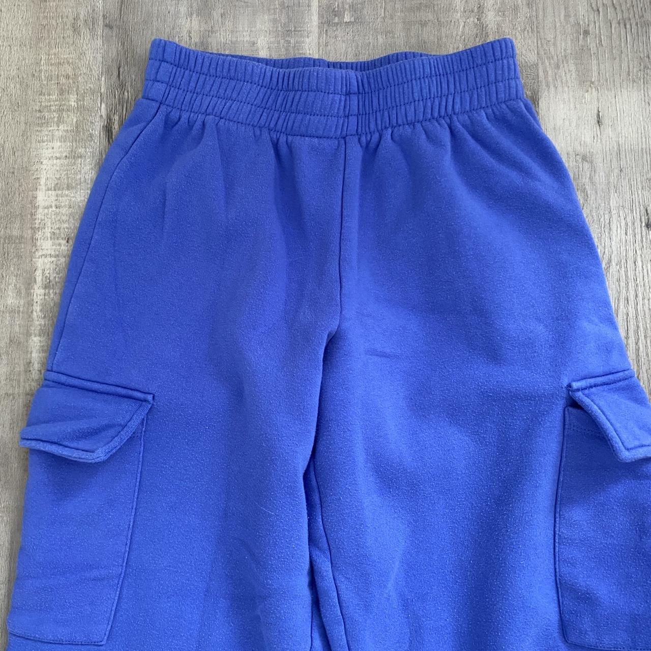 Grayson Threads Blue Cargo Sweatpants Bought here... - Depop