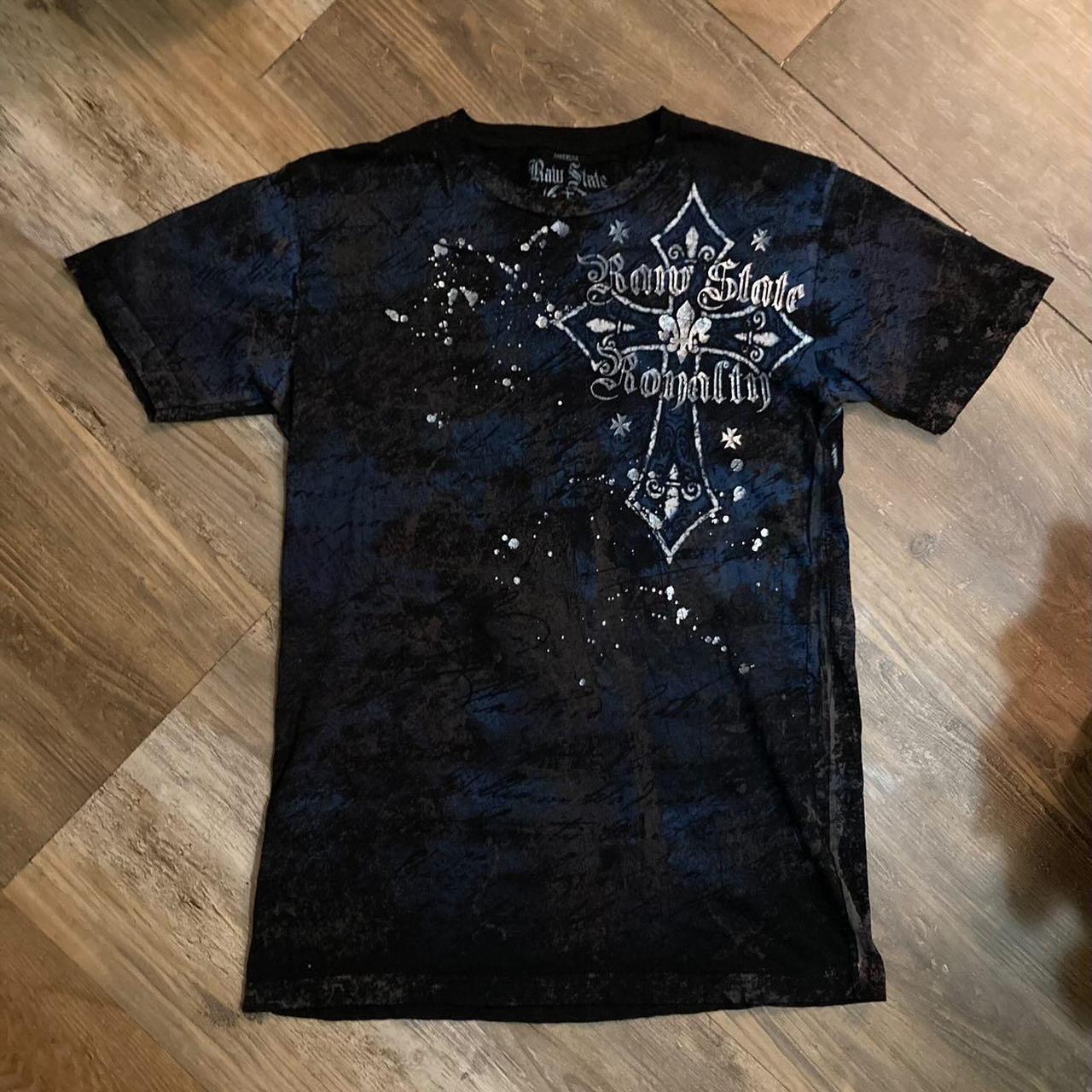 raw state shirt #affliction - Depop