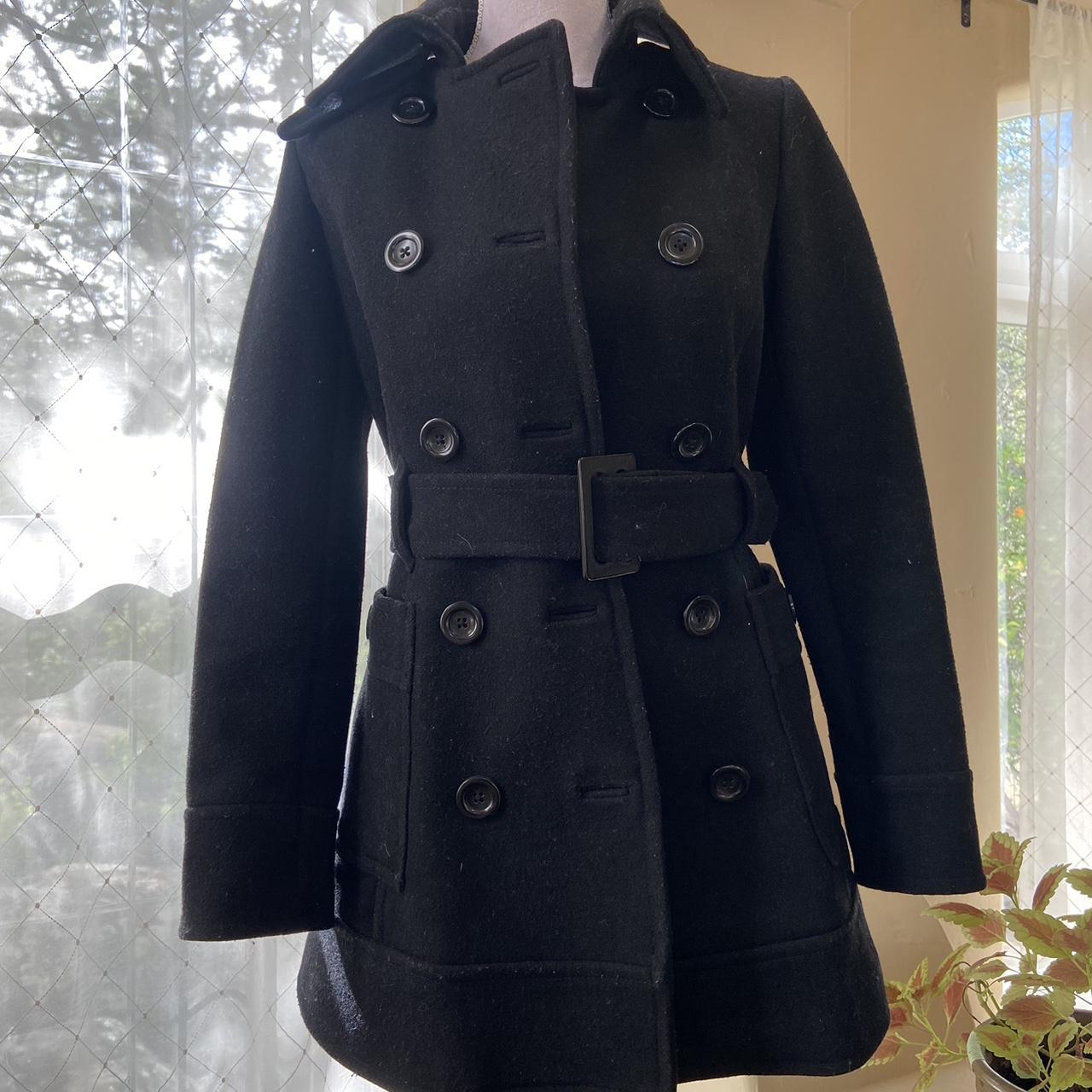 Bottom Up Heavy Coat Winter thick button up long... - Depop