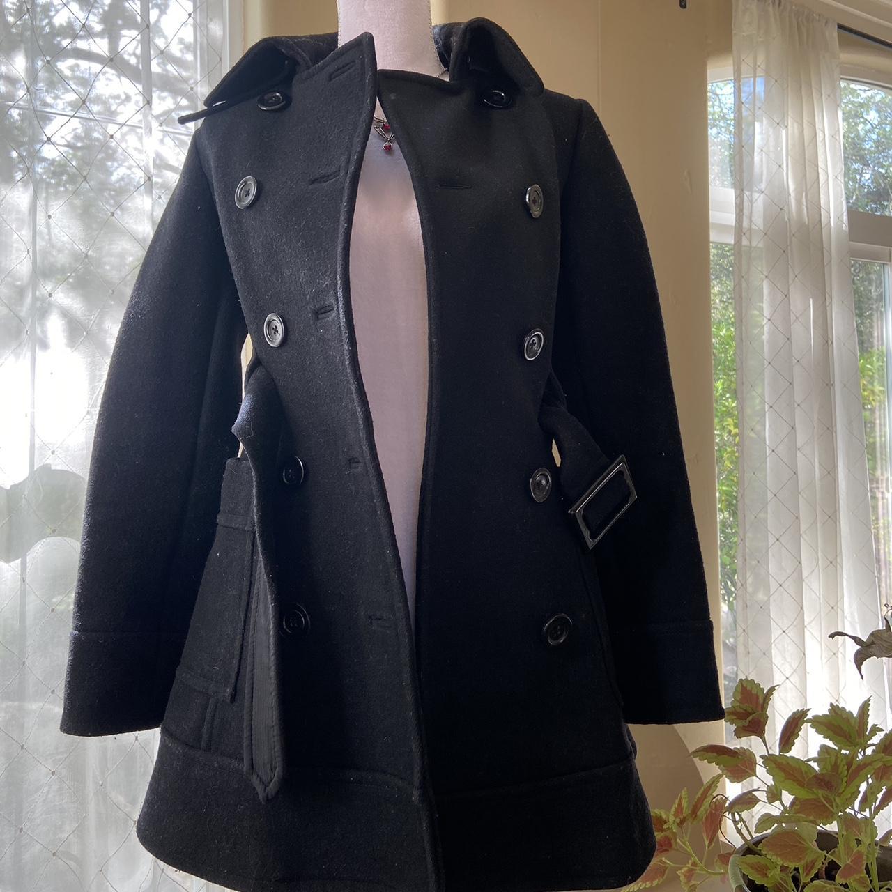 Bottom Up Heavy Coat Winter thick button up long... - Depop