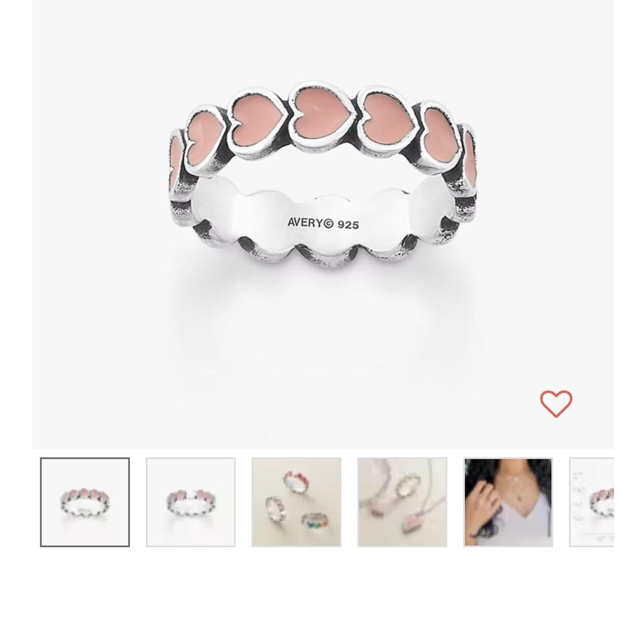 James Avery Enamel Connected Hearts Ring Size- 8... - Depop James Avery Enamel Connected Hearts Ring Size- 8... - Depop