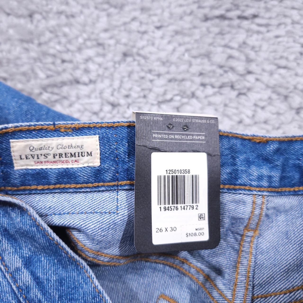 Levi's Premium 501 Original Fit high rise straight... - Depop