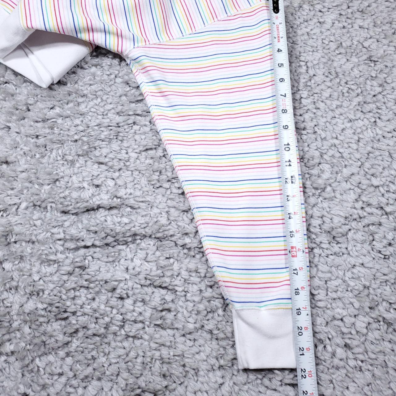 Abercrombie & Fitch rainbow and white multicolor... - Depop
