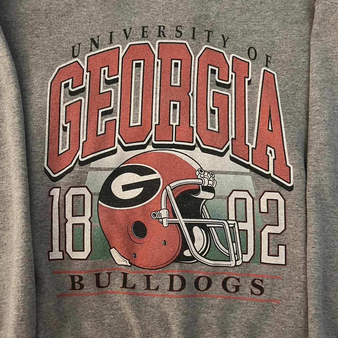 Grey vintage University of Georgia Bulldogs... | Depop