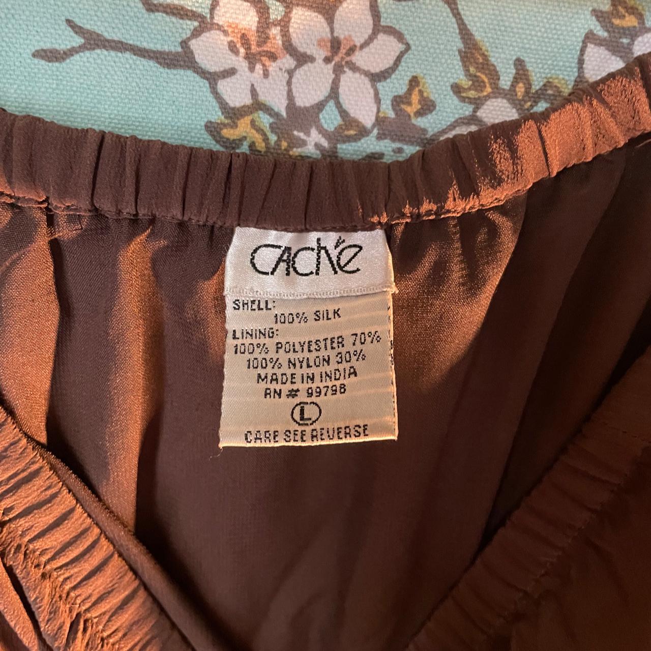 boho maxi skirt Cache brand size L super cute... - Depop