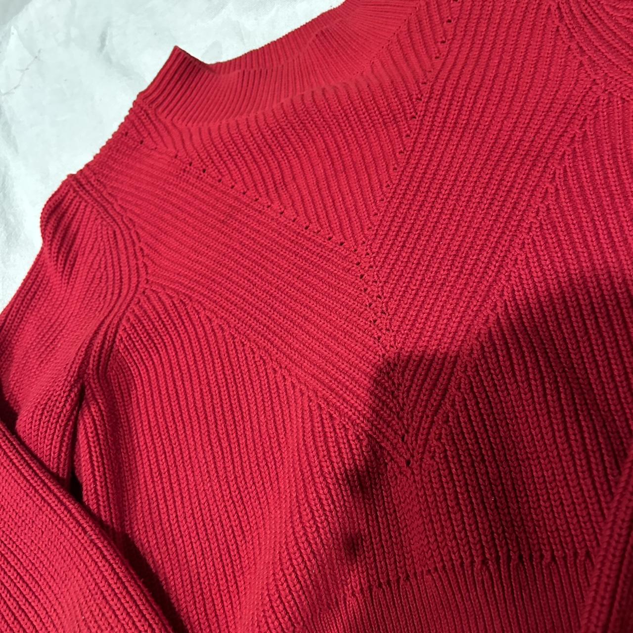 Small Red cropped sweater. The perfect staple for... - Depop