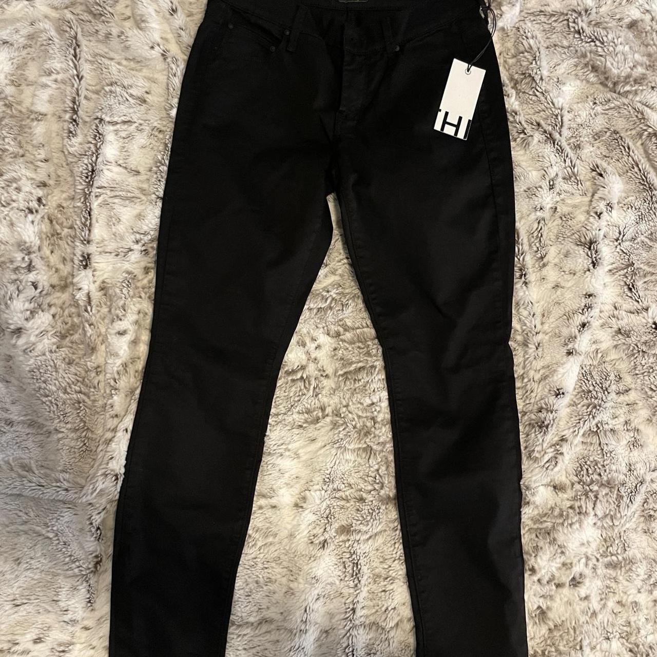Mother brand black jeans, painted ladies the looker... - Depop