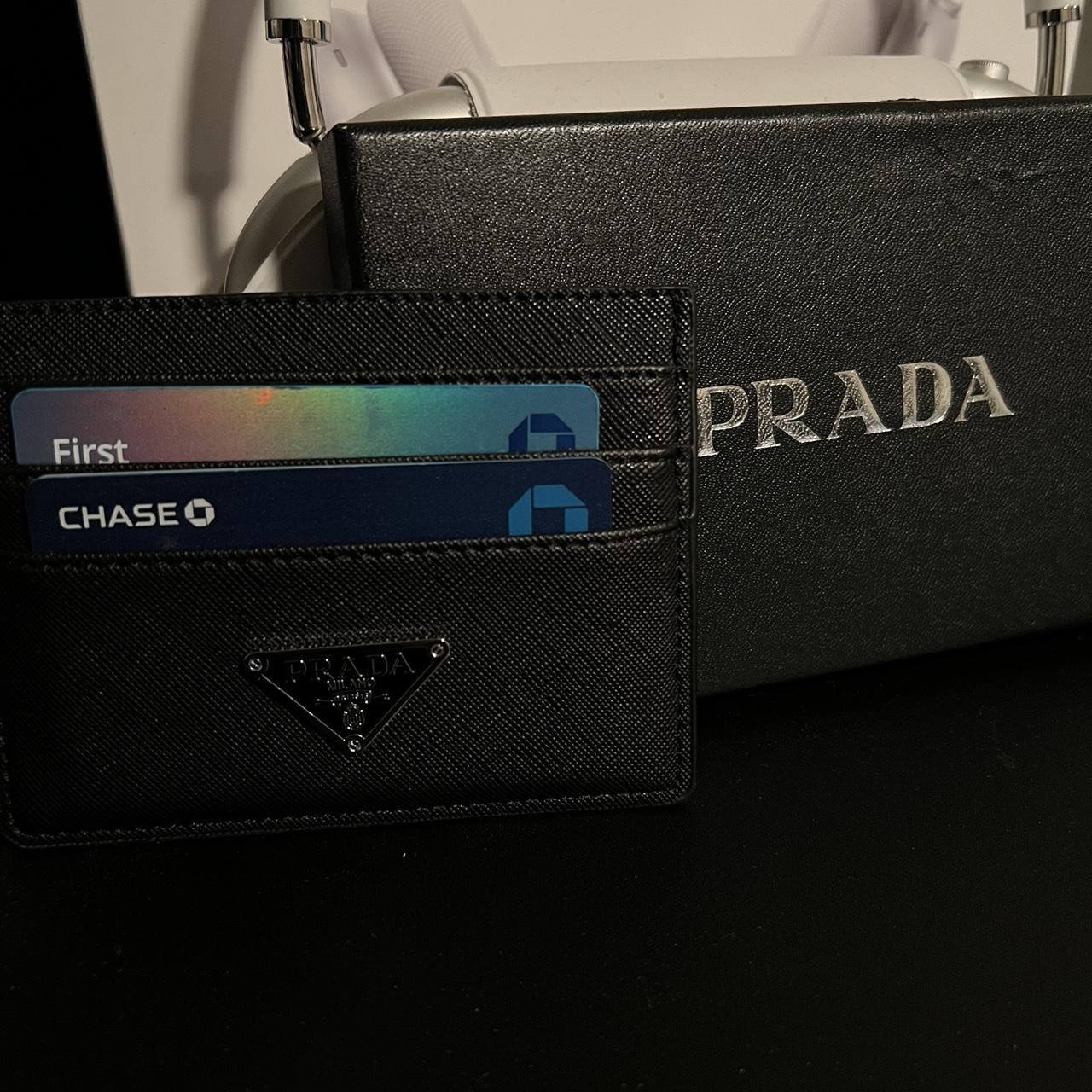 Prada Cardholder - 100% Authentic, Comes with box -... - Depop