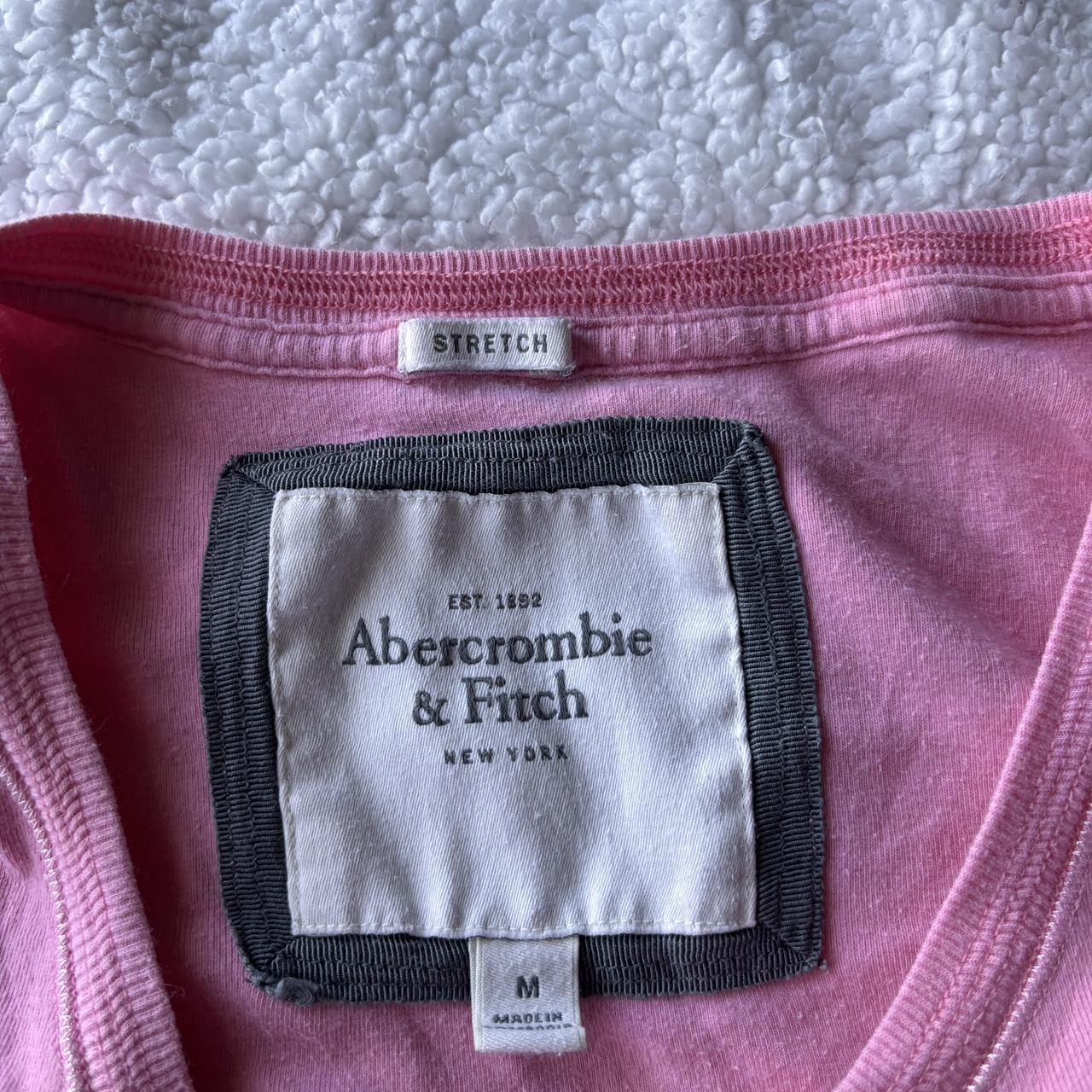 Pink Abercrombie & Fitch stretch long... - Depop