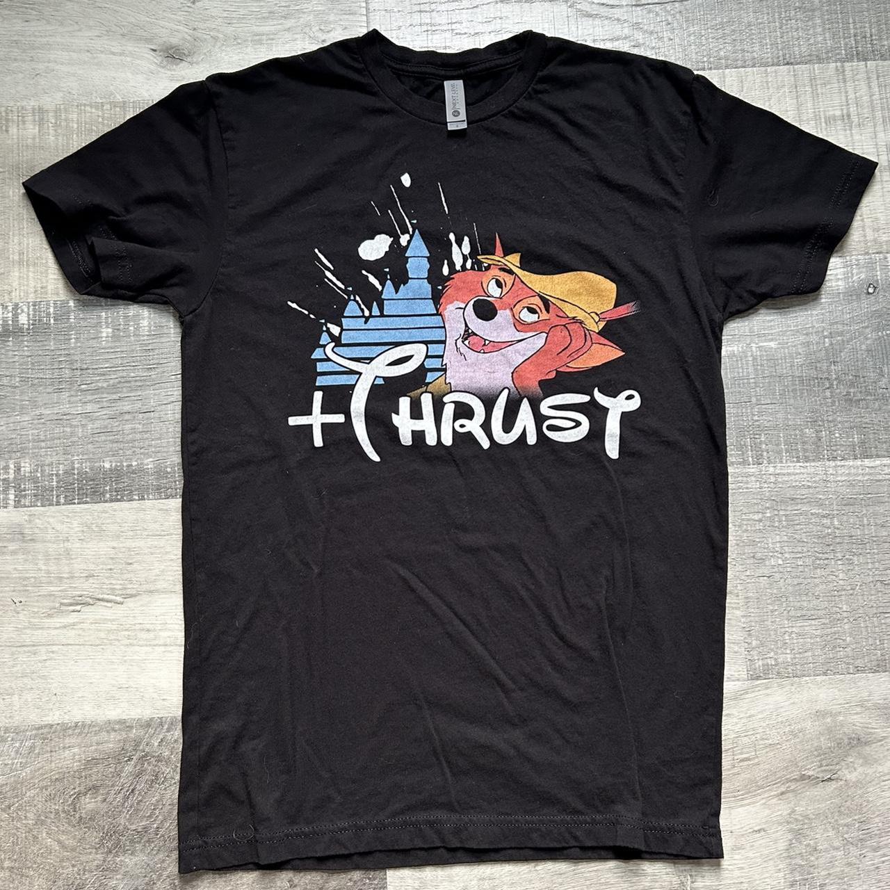 “Disney+ and Thrust” spoof tee. Custom made. Brand... - Depop