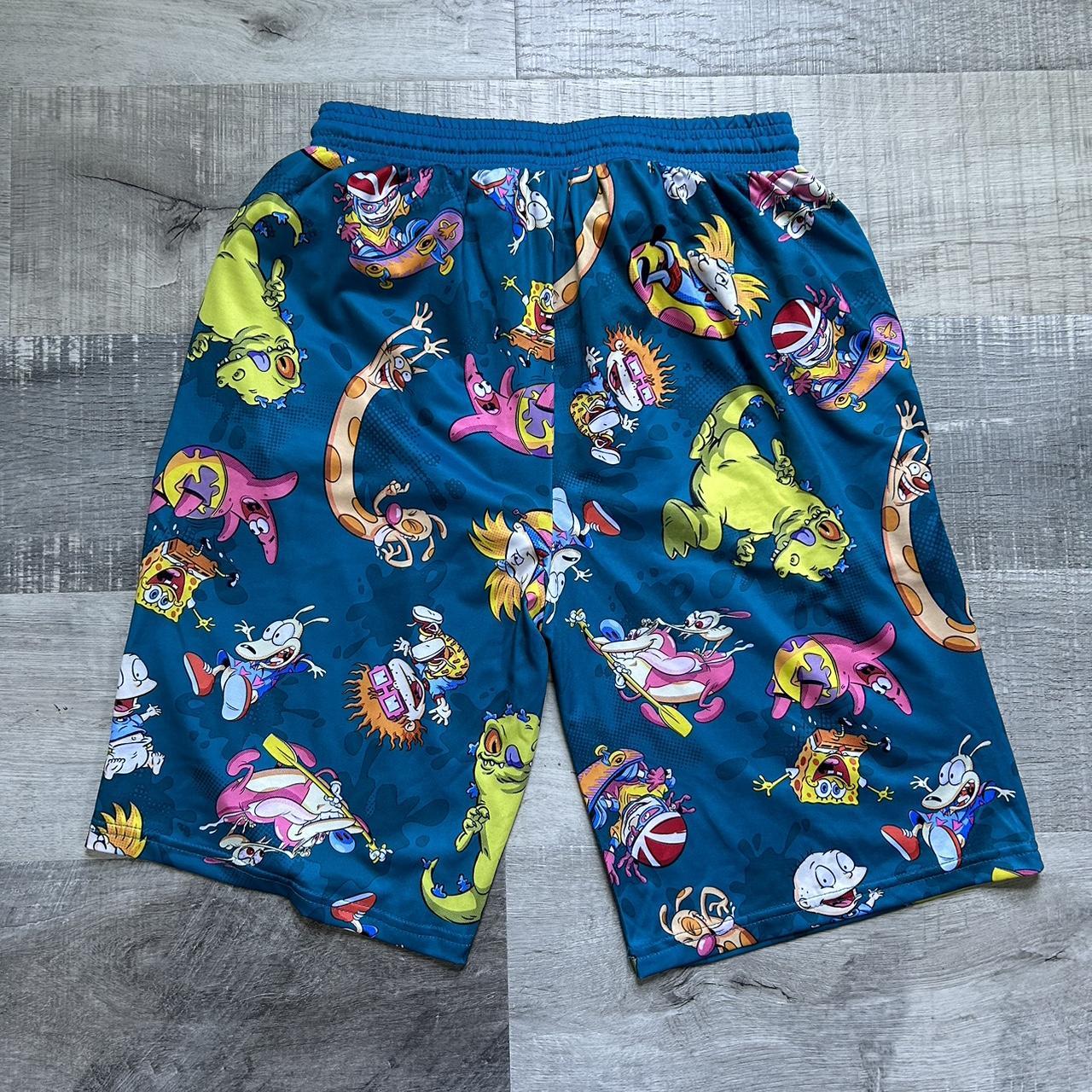 Nickelodeon 90s nostalgia cartoon lounge shorts.... - Depop