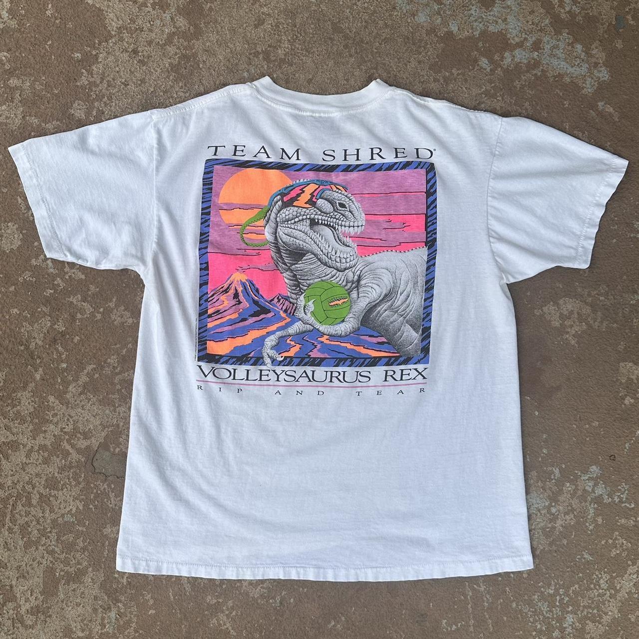 Vintage Lifeforms Volleysaurus Rex T Shirt Signs of... - Depop