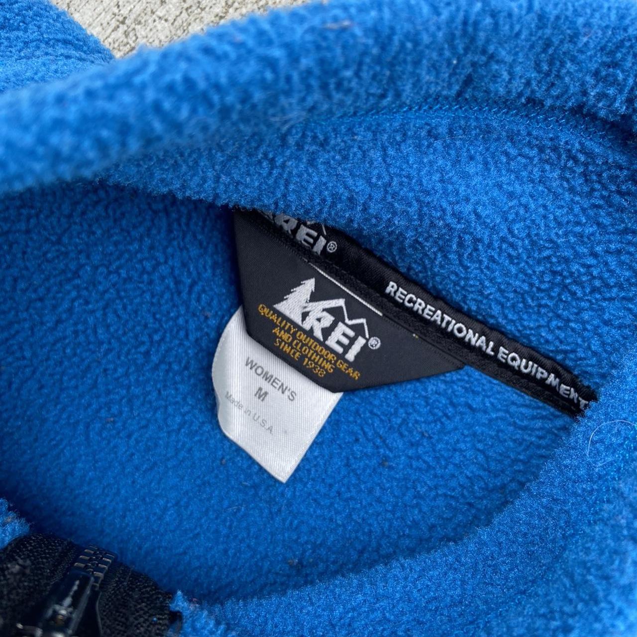 Vintage blue REI zip up fleece! Size woman’s medium... - Depop
