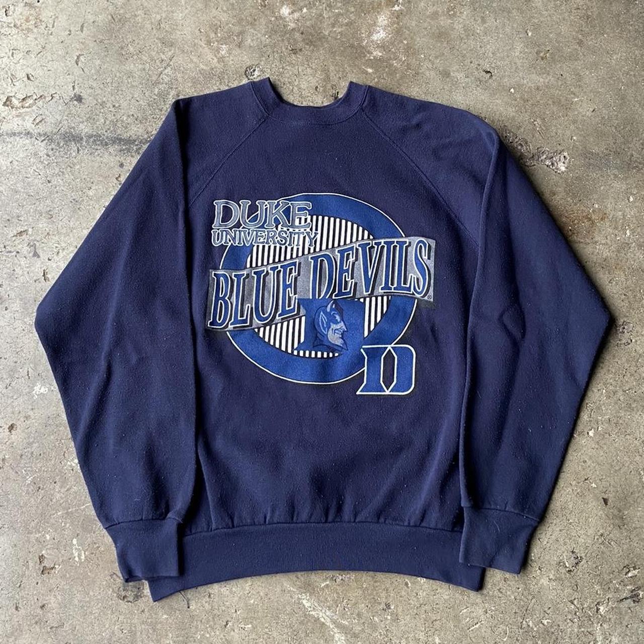 Vintage Duke Blue Devils college sweatshirt! Size... - Depop