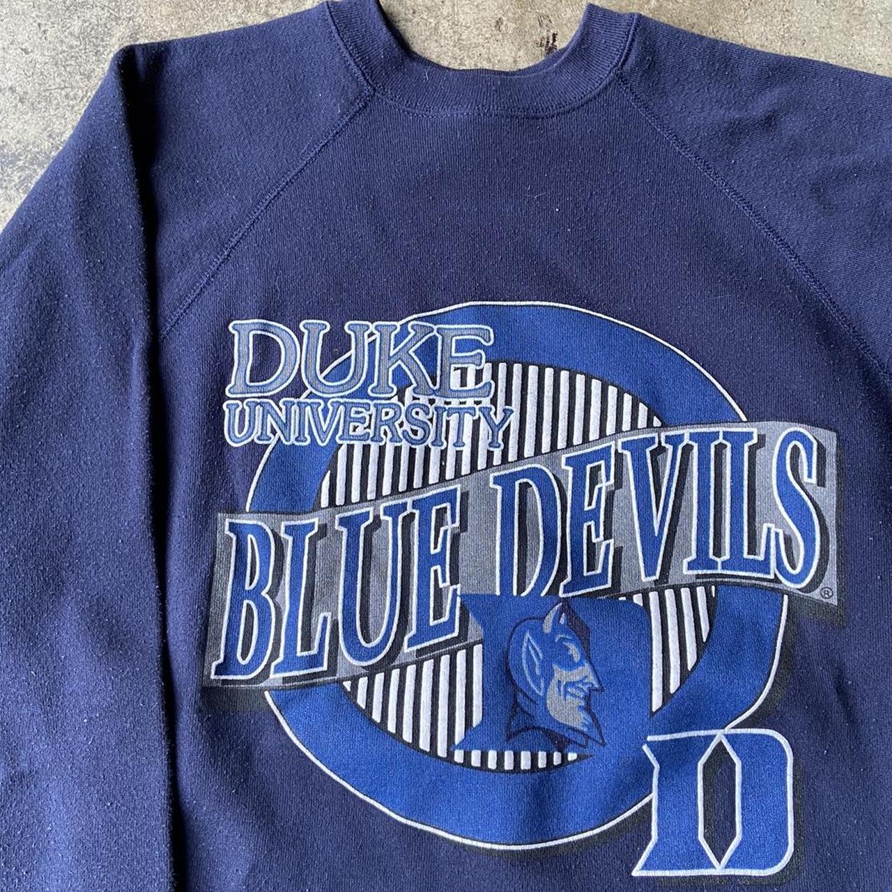 Vintage Duke Blue Devils college sweatshirt! Size... - Depop