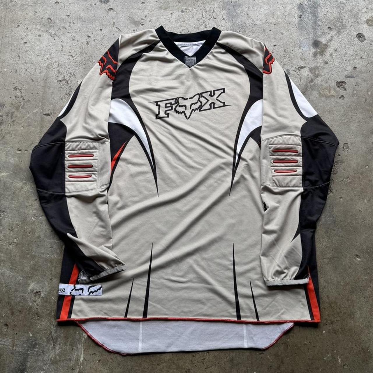 Y2K Fox Racing jersey! Size XL ptp 24” length... - Depop