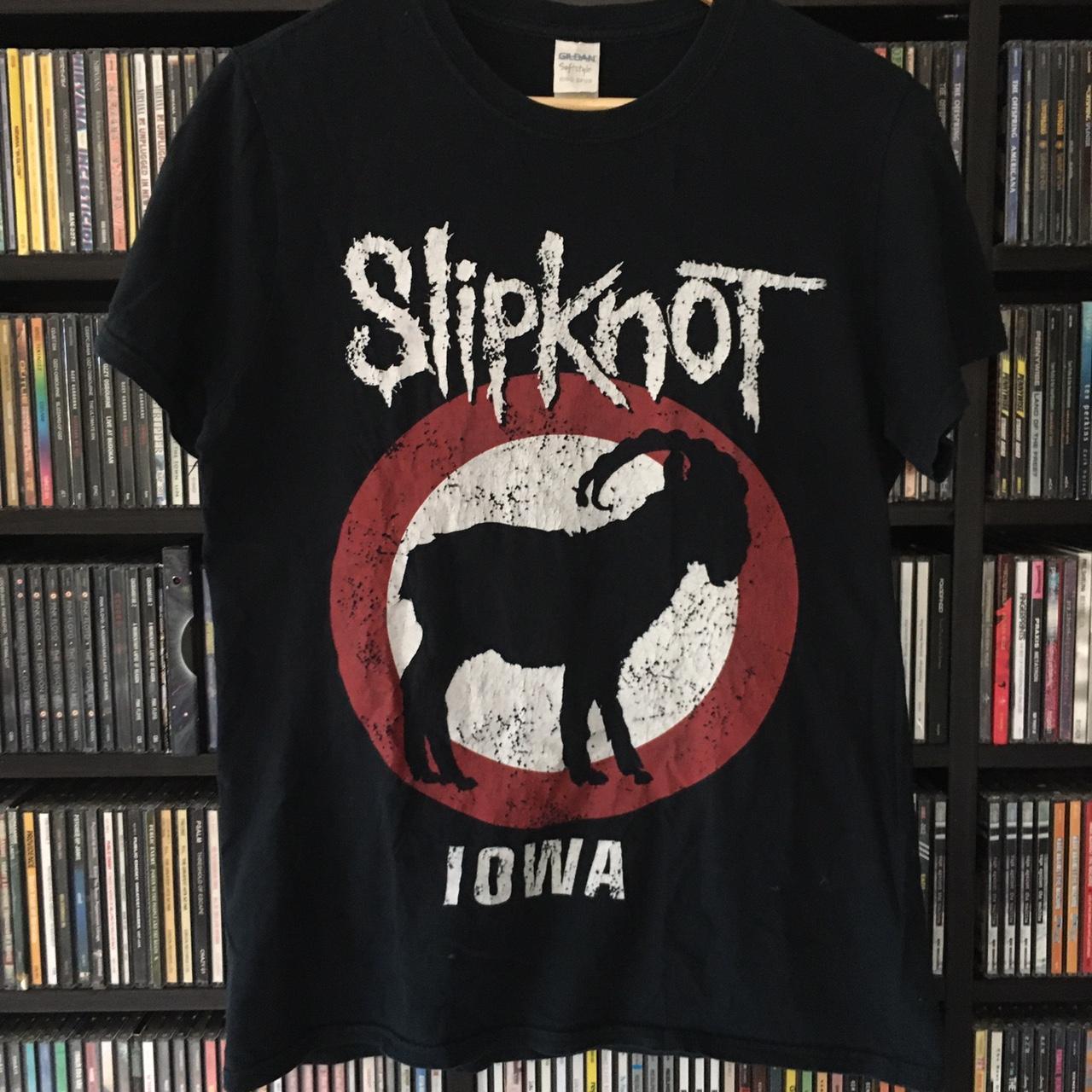 Slipknot IOWA World Tour 2016 T-Shirt On Gildan soft... - Depop