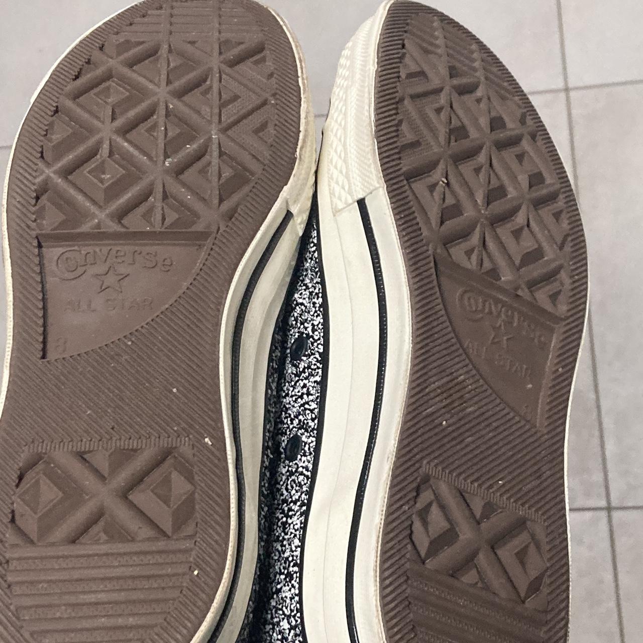 JW Anderson Converse Glitter. Worn only a few times... - Depop