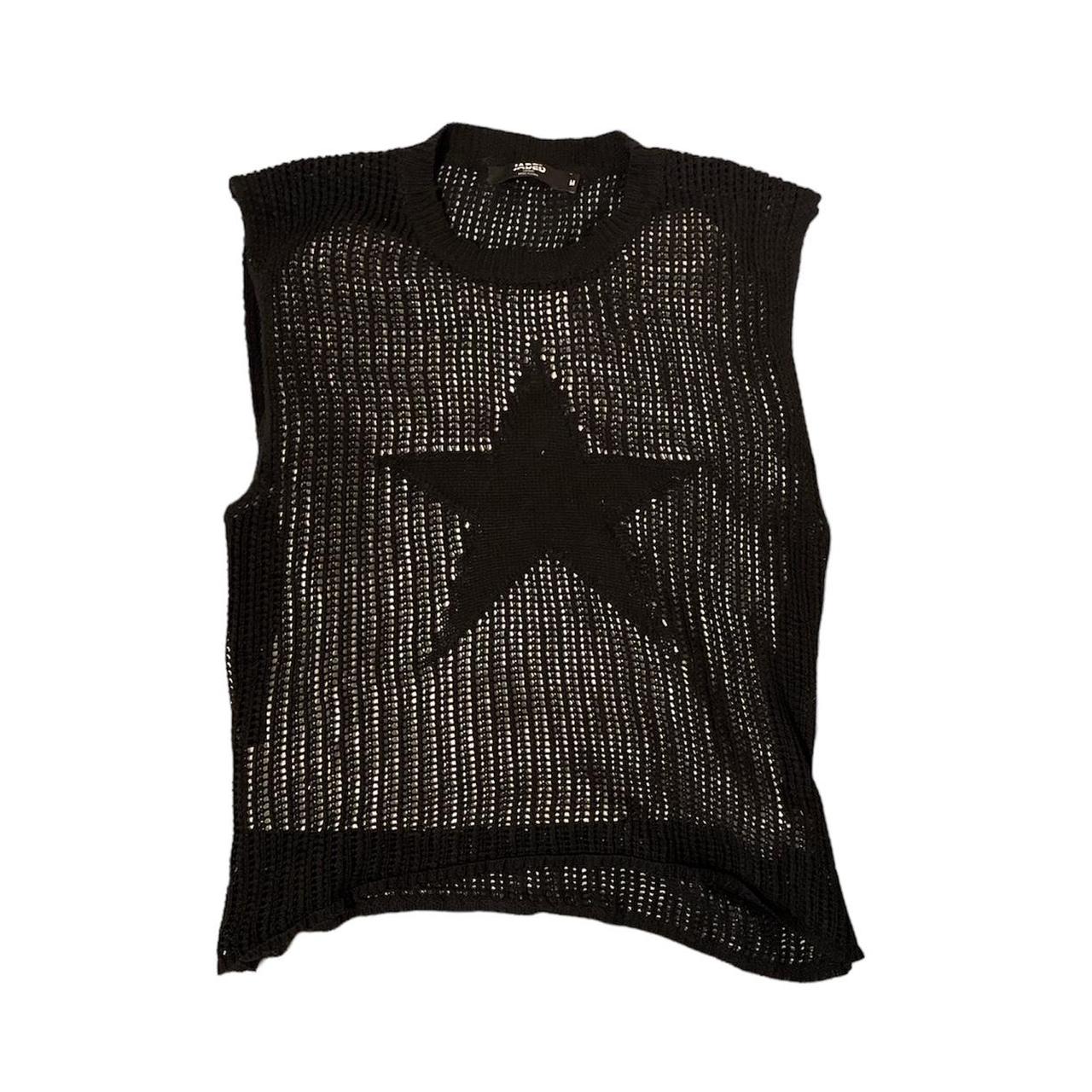 Jaded London Nebula Mesh Sweater Vest M Mesh... - Depop