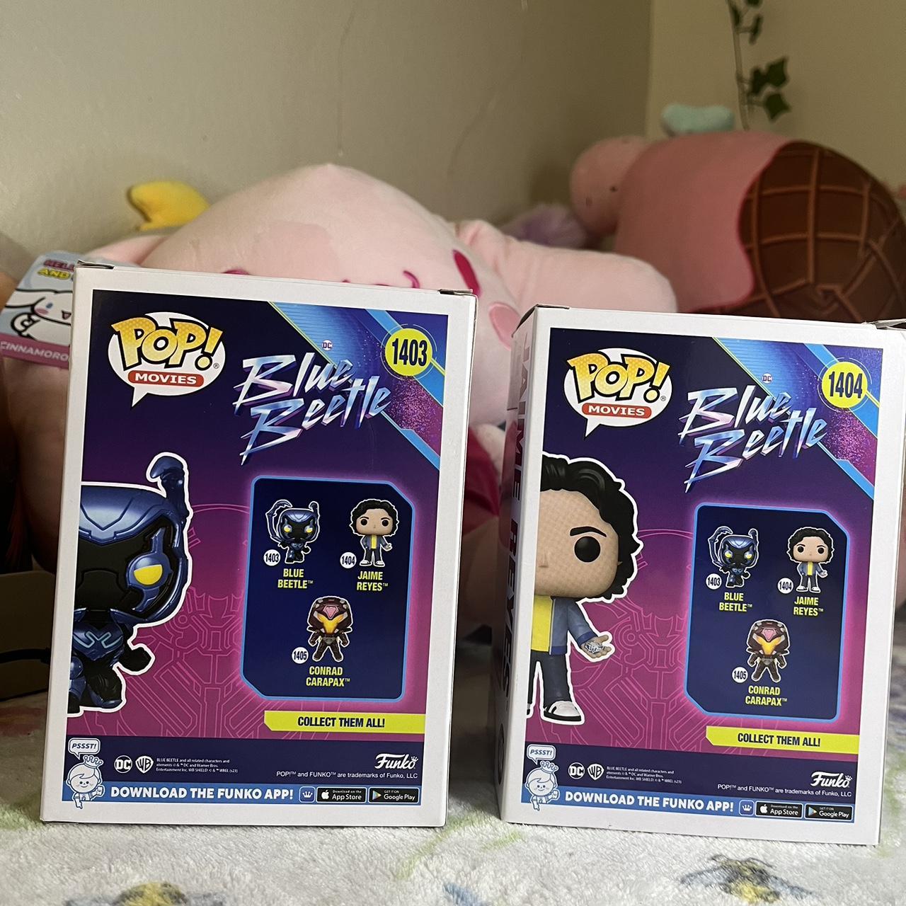 Jaime Reyes & Blue Beetle Funko Pop bundle -Brand... - Depop