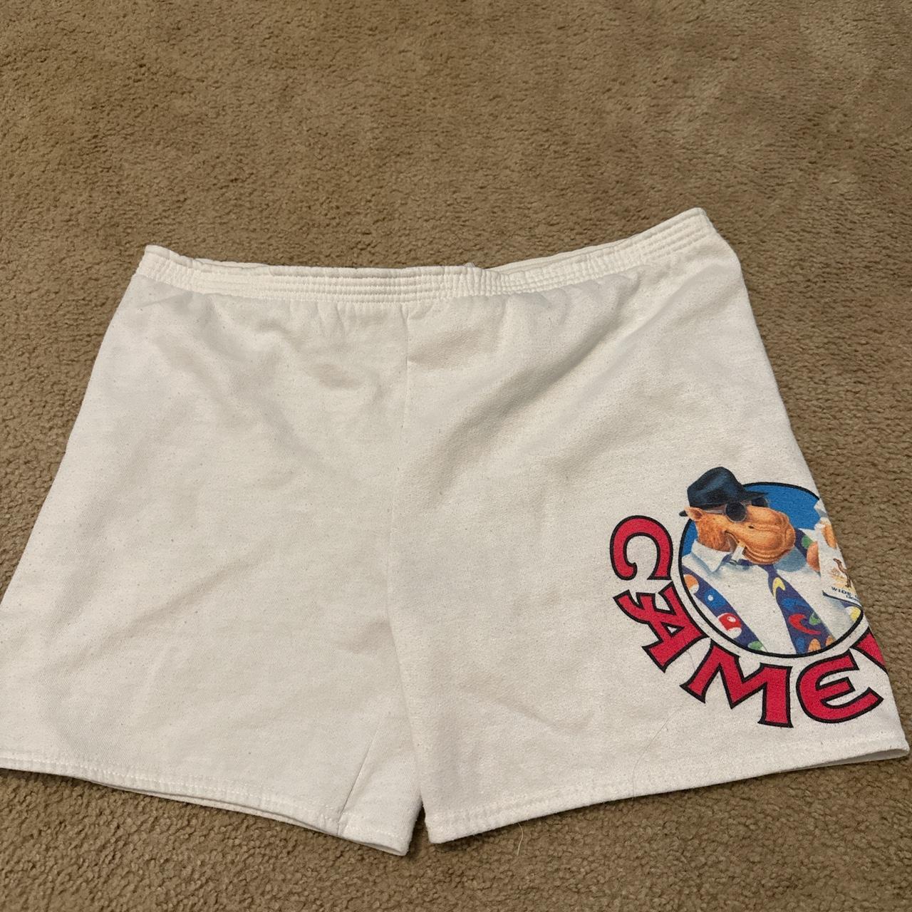 Rare Vintage 90s Camel cigarette shorts in great... - Depop