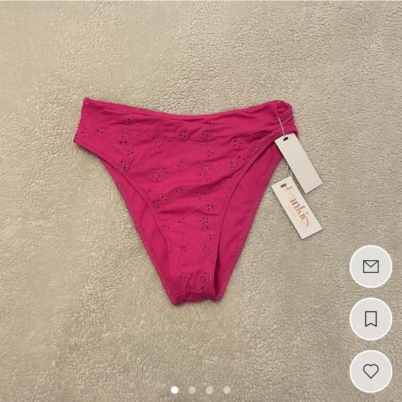 Frankies Bikinis Womens Pink Bikini And Tankini Bottoms Depop
