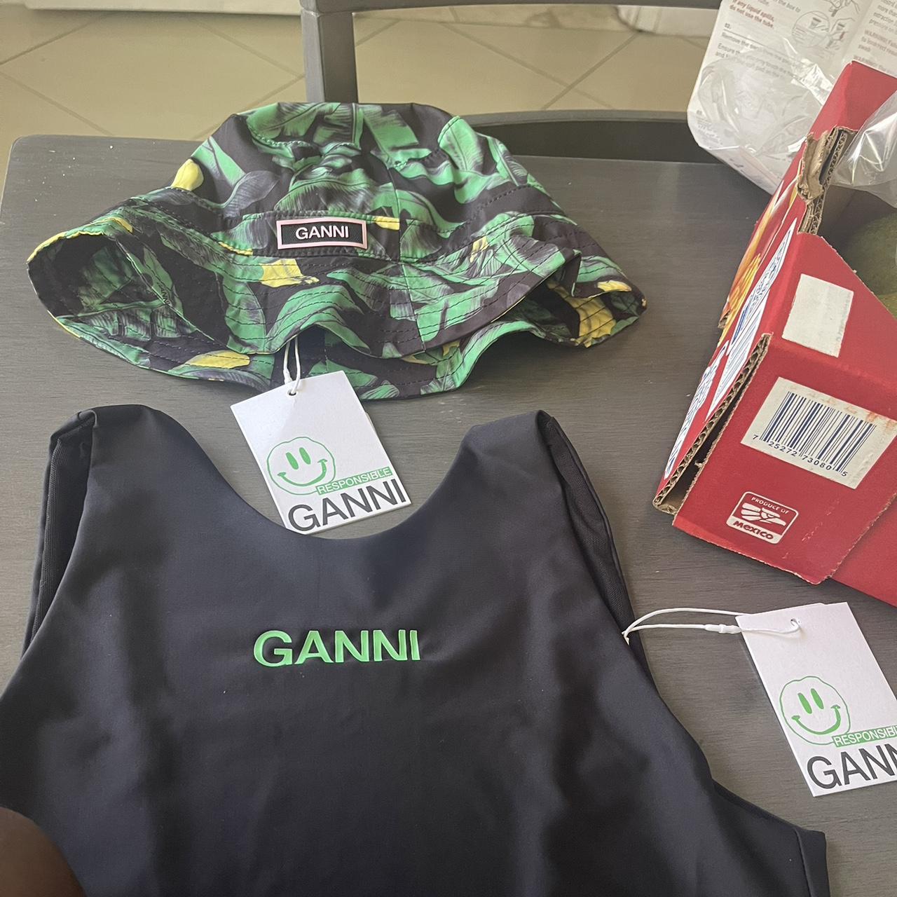 Ganni Hat & swimsuit - Depop