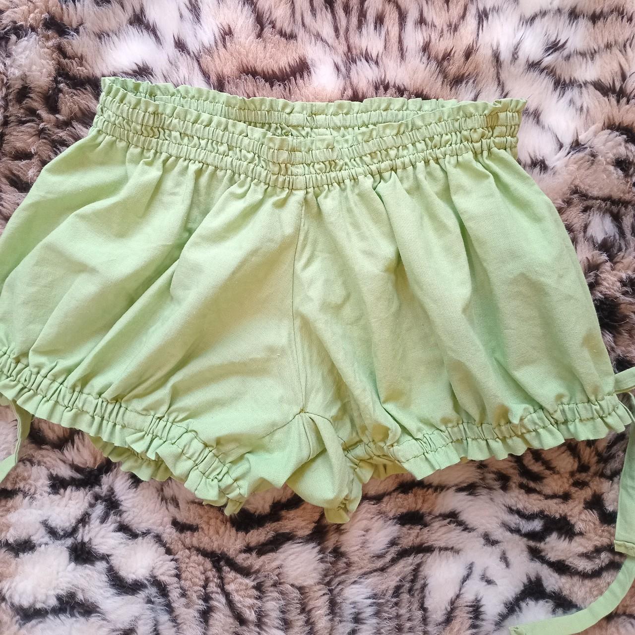 Cutesy handmade bloomer micro mini shorts - size... - Depop