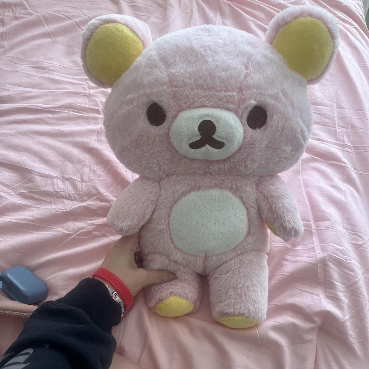 Pink RILAKKUMA plush - Depop