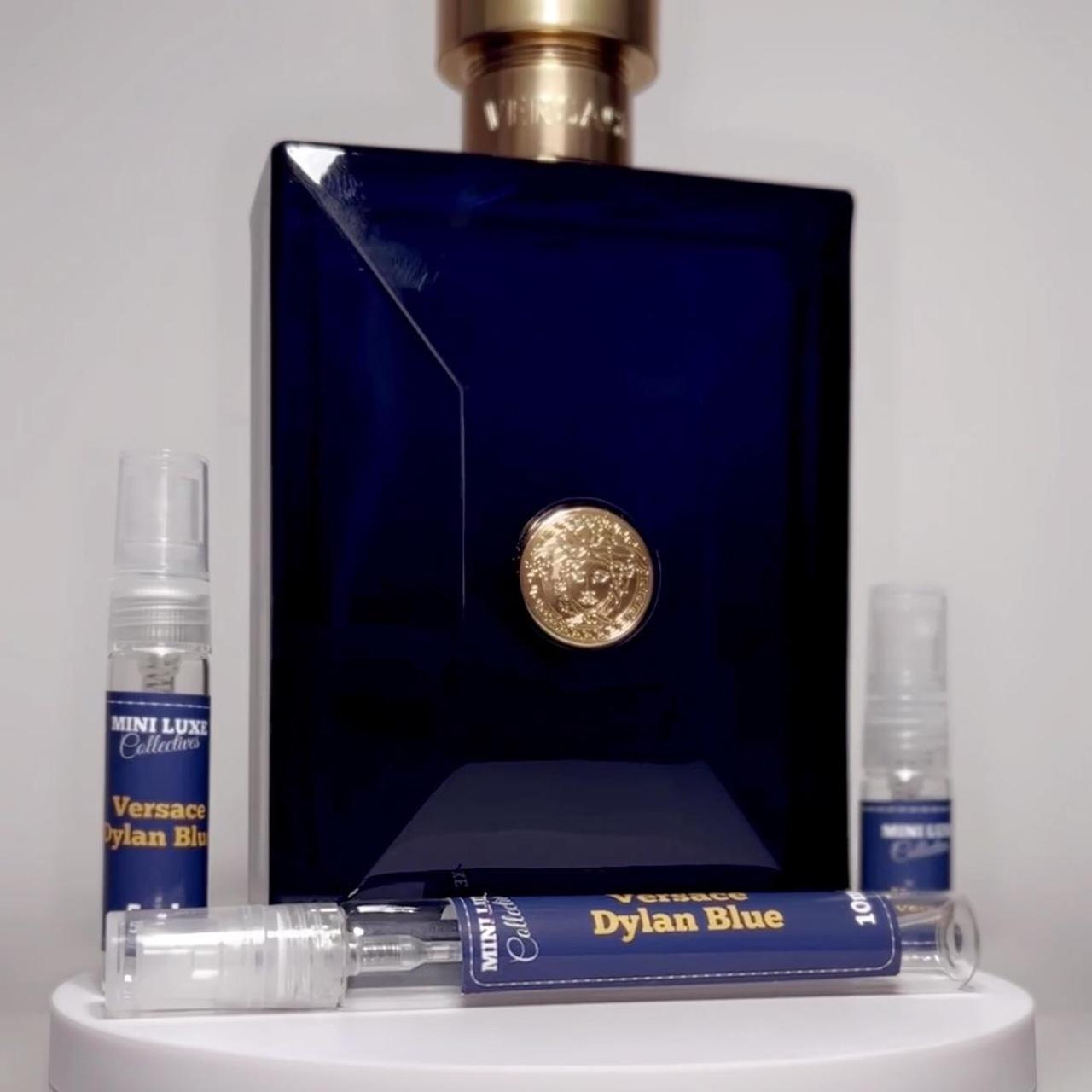 VERSACE DYLAN BLUE (10ML) 10ml Glass Spray... - Depop