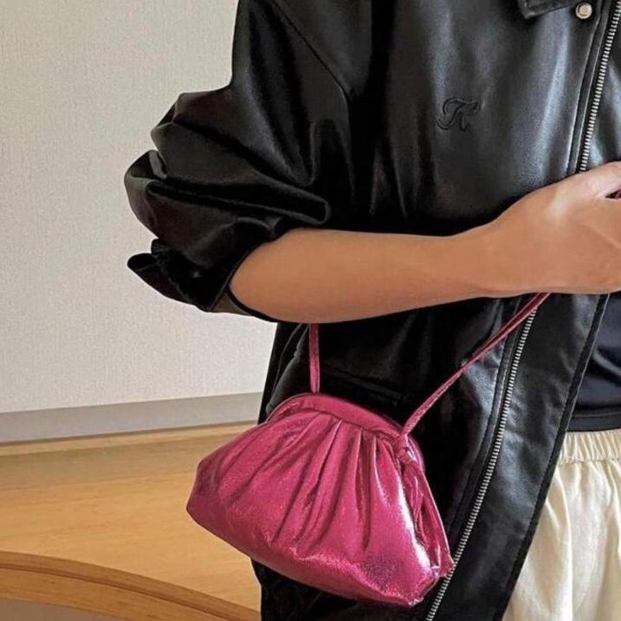 Mini pink pouch bag , as new - Depop