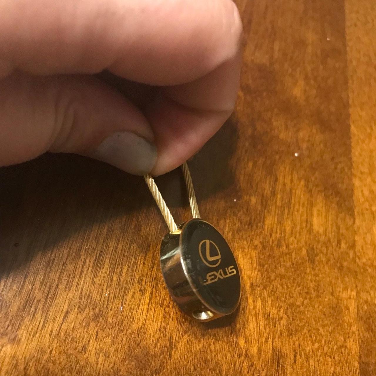 Lexus Key Chain, Black Interiors With Lexus Emblem... | Depop