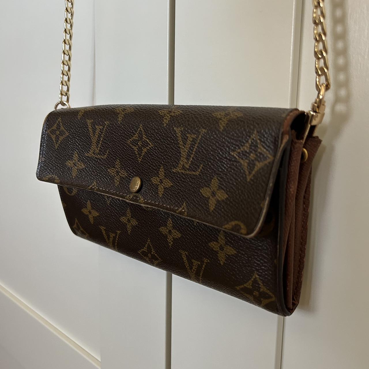 Authentic Louis Vuitton monogram canvas wallet on... - Depop