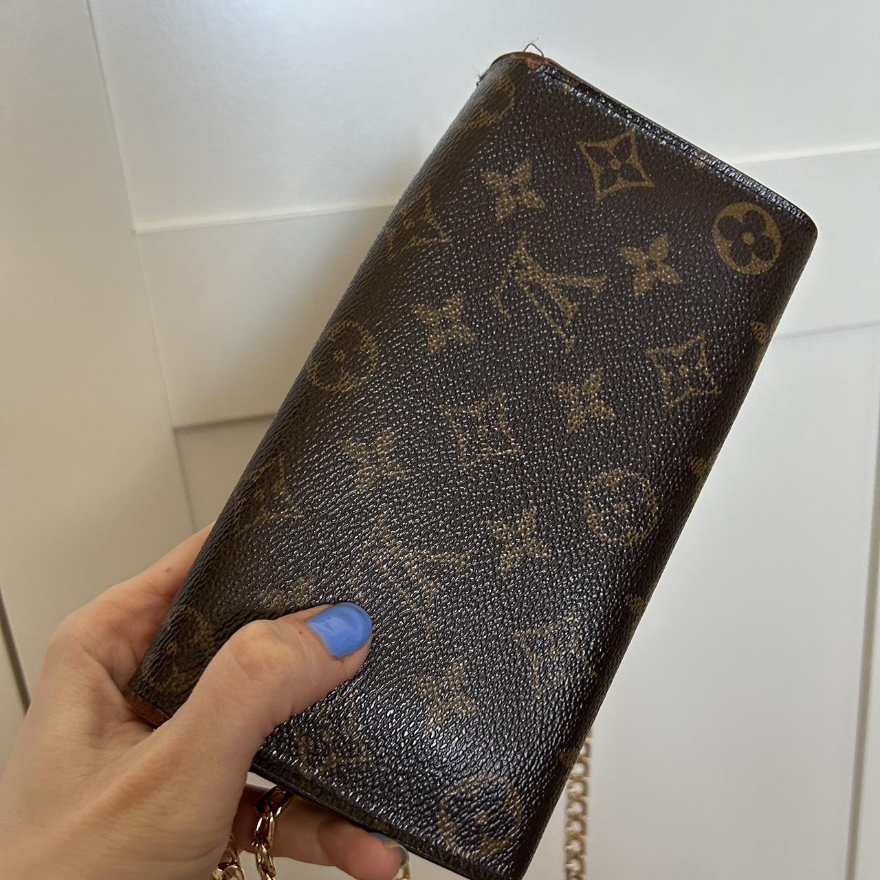 Authentic Louis Vuitton monogram canvas wallet on... - Depop