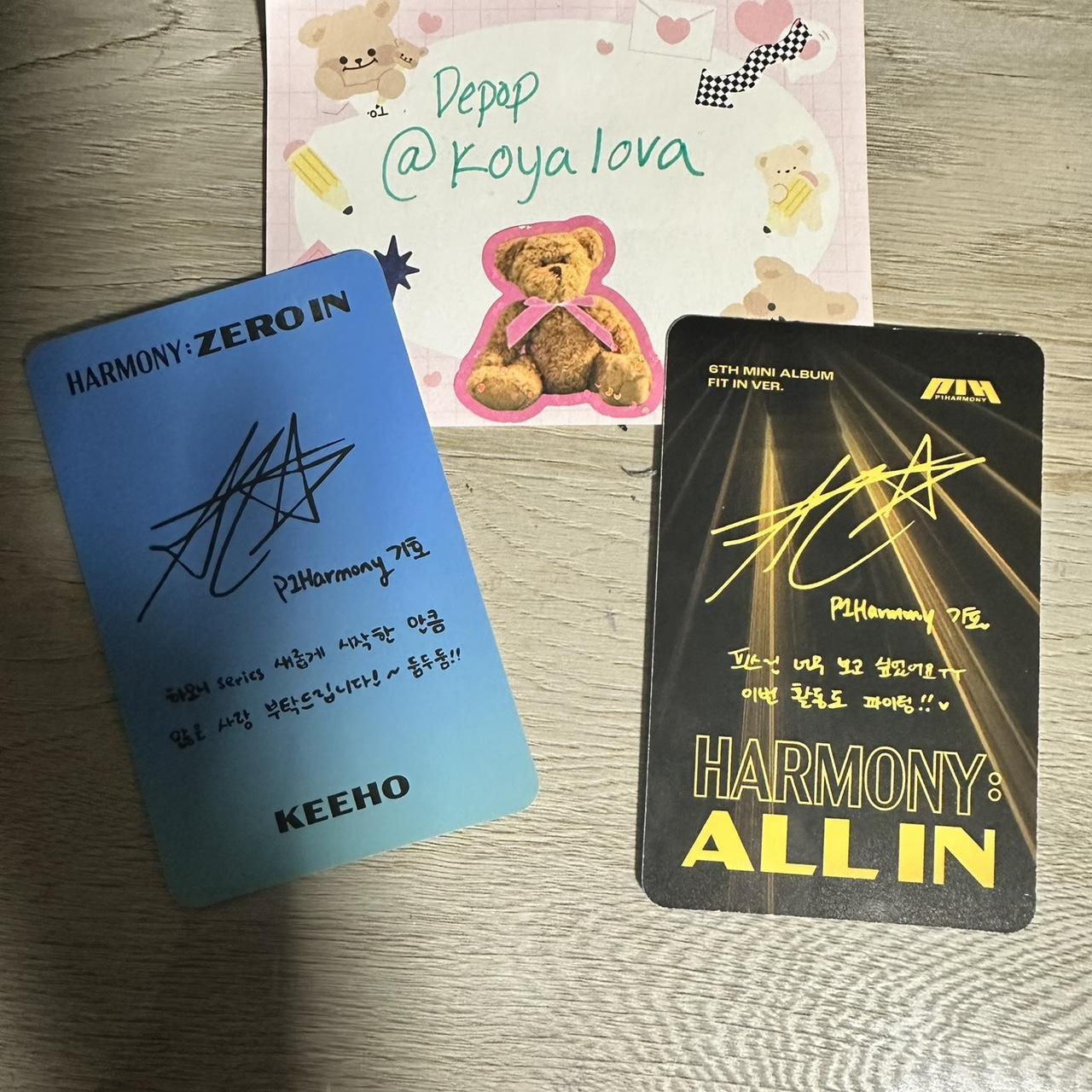 p1h keeho photocards #p1h #p1harmony #keeho #kpop... - Depop