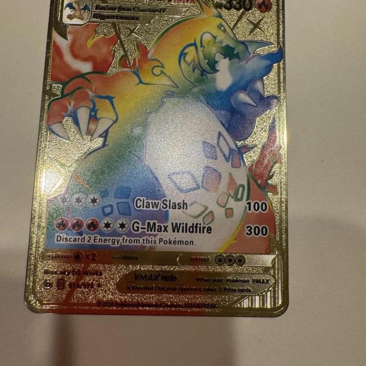 Charizard VMAX G-Max Wildfire Pokémon TCG card... | Depop
