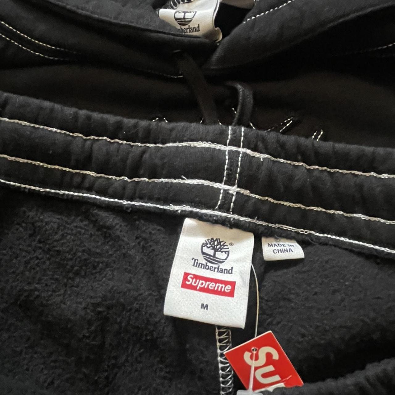 Supreme X Timberland black full tracksuit , size M ,... - Depop