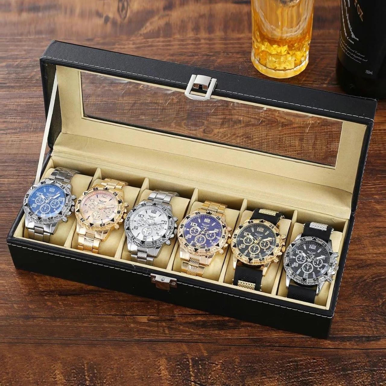 6 piece watch set box included - Depop