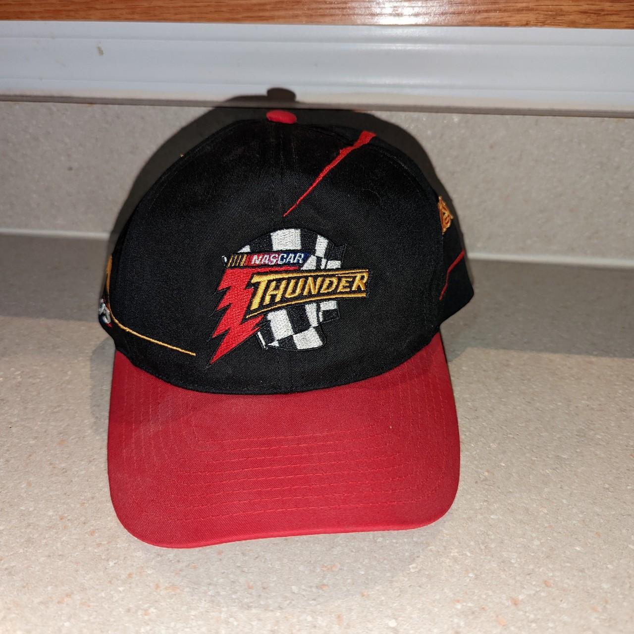 Vintage Nascar Thunder Baseball Cap Snapback Hat... - Depop