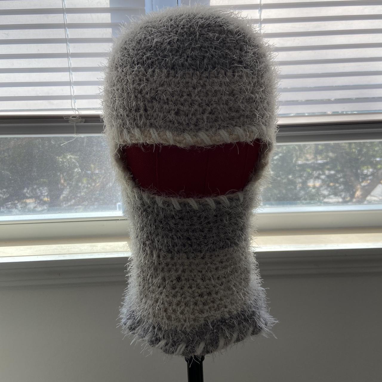 Fluffy face mask - Depop