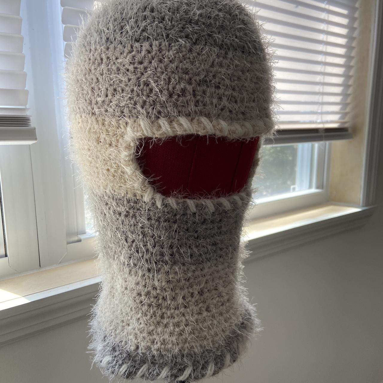 Fluffy face mask - Depop