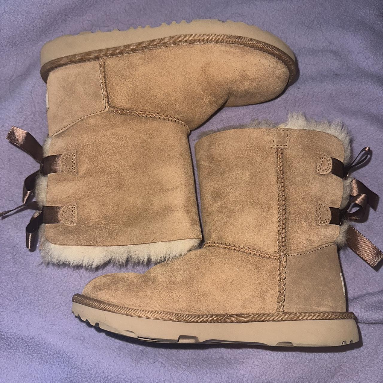 Bailey bow ugg boots new never worn Size:... - Depop