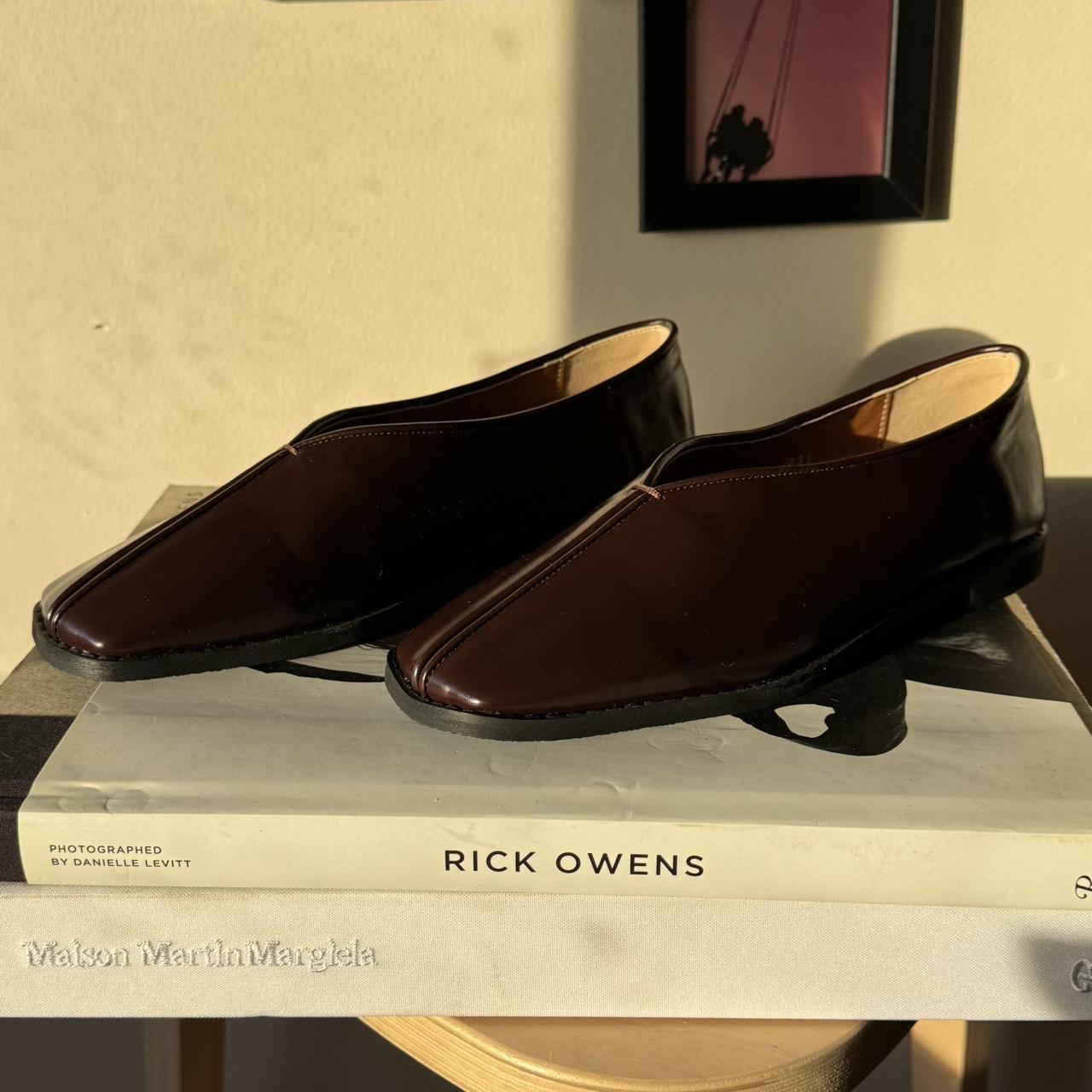 Chinese flat piped loafer. Size 40 or men US7.... - Depop