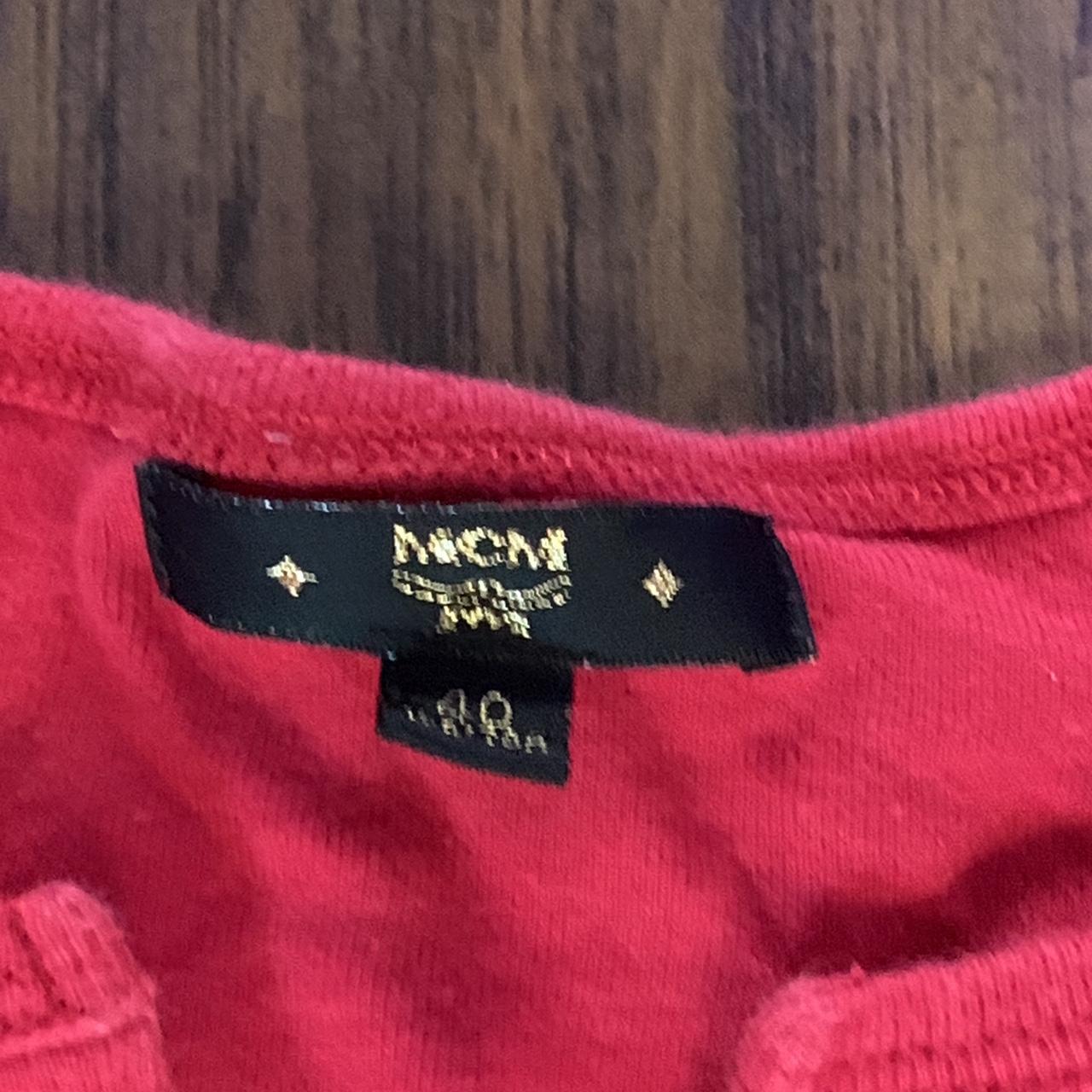 MCM Women's Red T-shirt | Depop